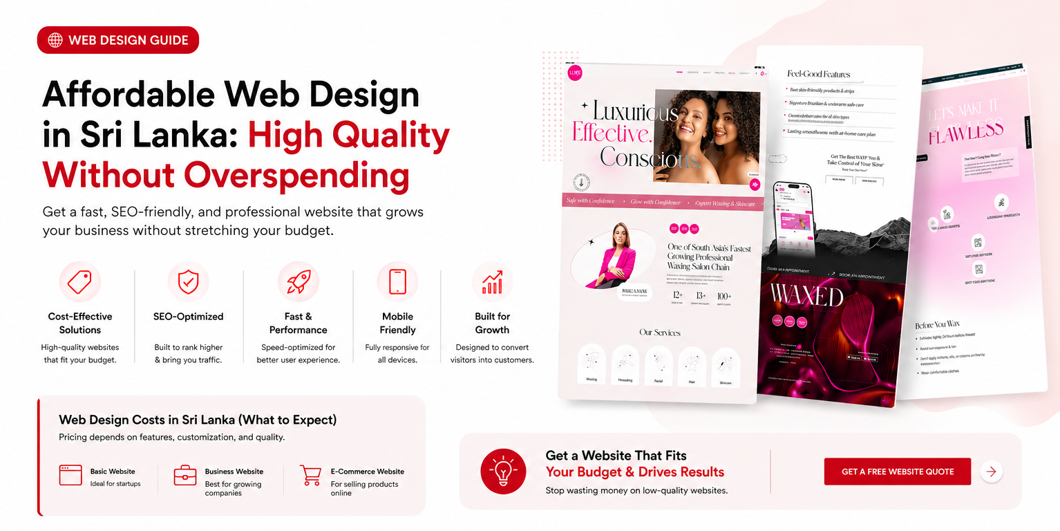 Affordable Web Design in Sri Lanka | Get a High-Quality Website on a Budget